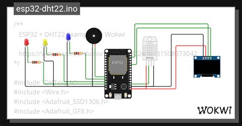 esp32-dht22.ino - Wokwi ESP32, STM32, Arduino Simulator