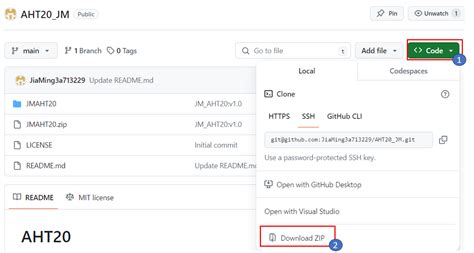 Github Jiaming3a713229 Aht20 Jm The Program Supports Esp32 And Is