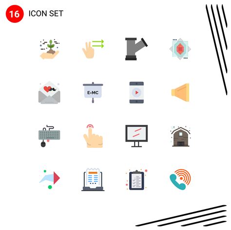 16 Universal Flat Colors Set For Web And Mobile Applications Greetings Day Pipe Design Core