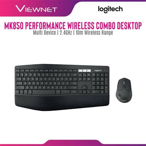Logitech Mk850 Performance Wireless Keyboard Mouse Combo Lazada