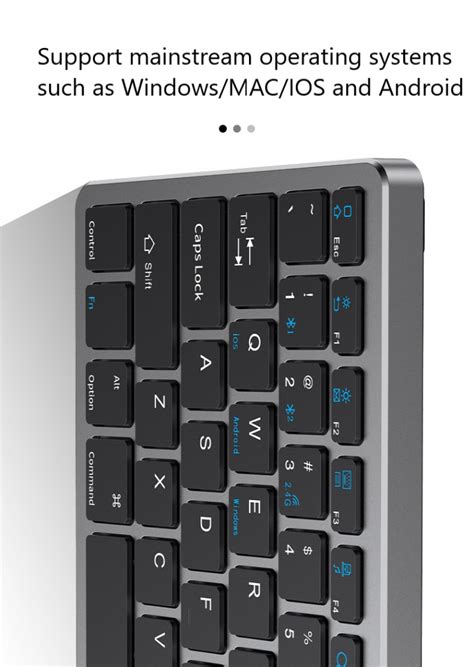78 Keys Ultra Slim Portable Mini Wireless Keyboard 2 4g Wireless And Bt 5 2 Dual Mode Keyboard