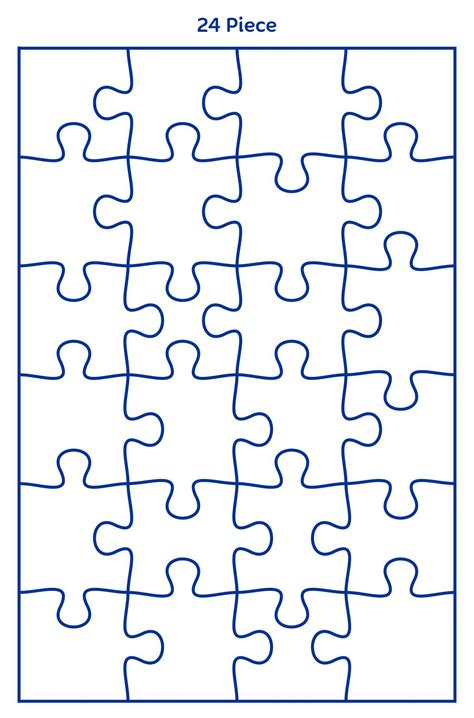 Puzzle Piece Template Printable Printable Free Templates