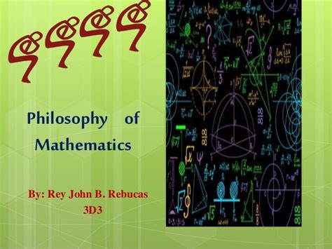 Philosophy Of Mathematics