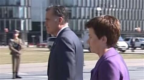 Romney Finds Support In Poland