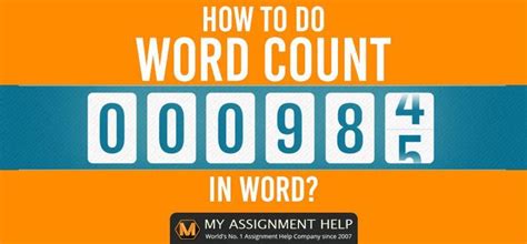 How To Count Words In Word