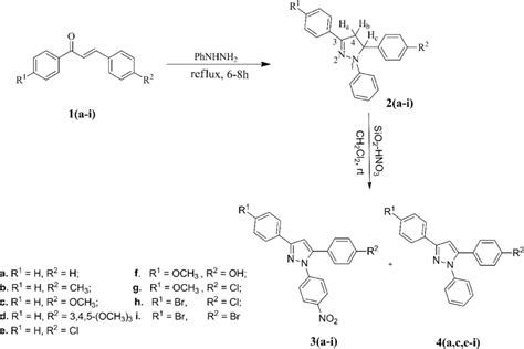 Scheme 1 Synthesis Of Pyrazoles 3 A I And 4 A C E I Download Scientific Diagram