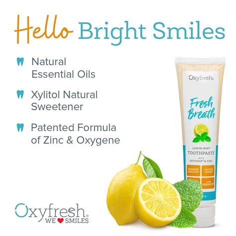 Buy Oxyfresh Premium Fresh Breath Lemon Mint Mouthwash 16 Oz Bad
