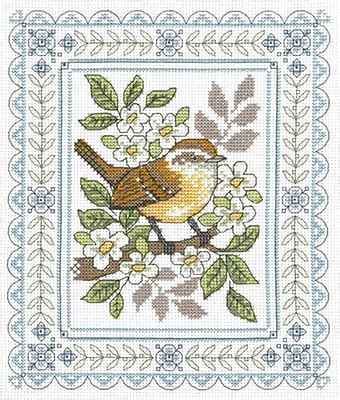 Spring Sparrow Stitch N Frame
