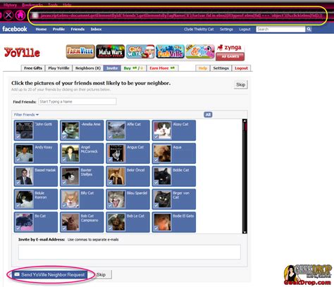 Facebook Invite All Friends Code
