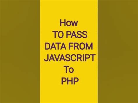 How to pass JavaScript variable value to PHP | Easy Method HD Video 2021 by LEARN & EARN with ...