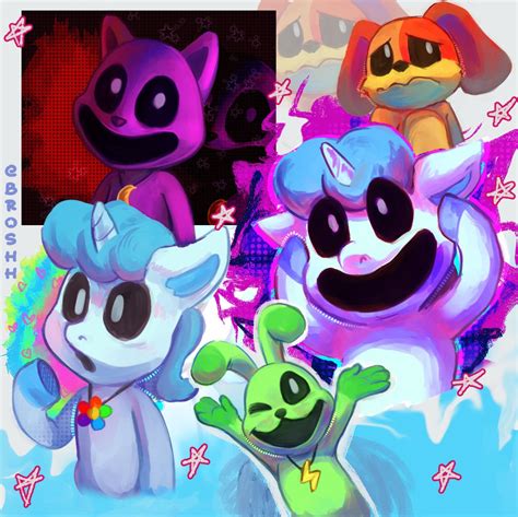 Smiling Critters By Br0shh On Deviantart