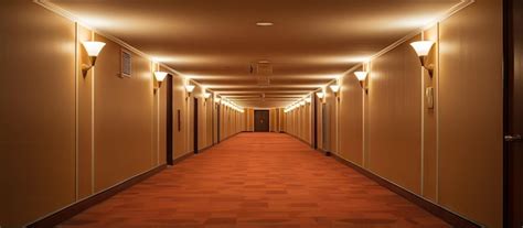 Premium Ai Image Hotel Hallway