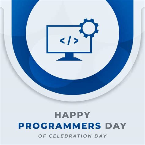 International Programmers Day Celebration Vector Design Illustration For Background Poster