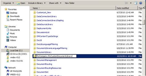 azure and co creating a custom document library for sharepoint 2010
