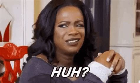 Lady Saying Huh 