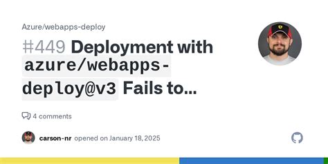 Deployment With `azurewebapps Deployv3` Fails To Update Code In App