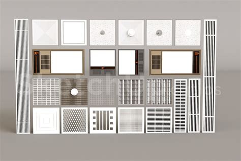 11462 Sketchup 3d Models Of Ceiling Equipment And Air Conditioning