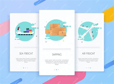 Premium Vector Onboarding Screens User Interface Kit For Mobile App Templates Concept Of