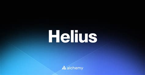 Helius Infrastructure Tools Alchemy