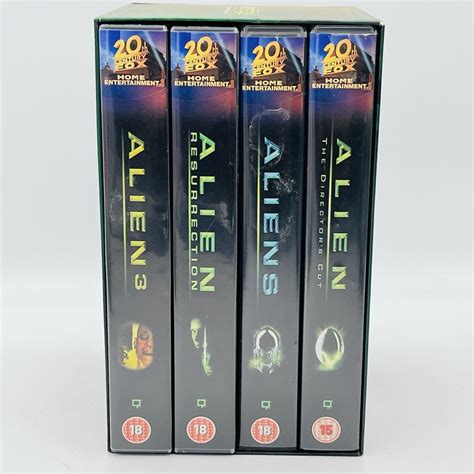 Alien Saga 20th Century Fox Home Entertainment Vhs Box Set 4 Video