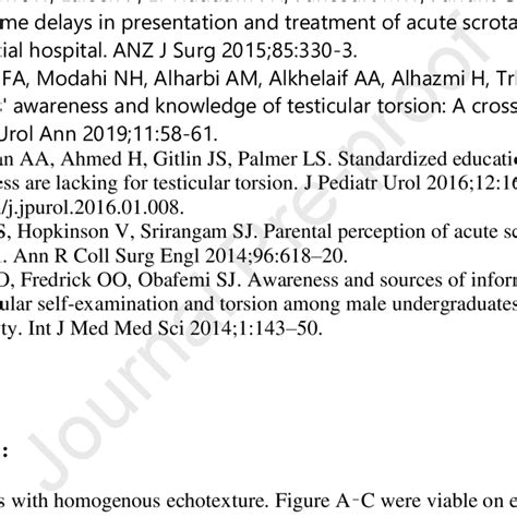 Testes With Heterogeneous Echotexture All Four Were Non Viable On Download Scientific Diagram