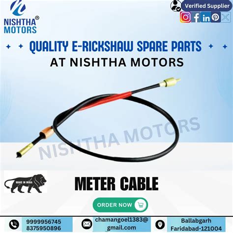 Meter Cable At ₹ 48 Piece Two Wheeler Speedometer Cable In Faridabad Id 2854260976688