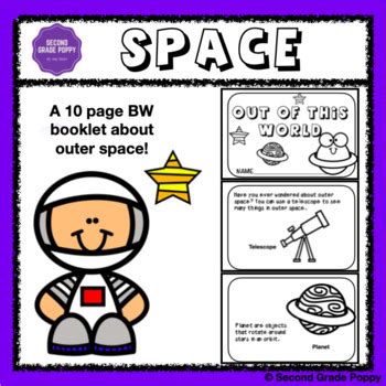 Space Booklet By Second Grade Poppy Tpt