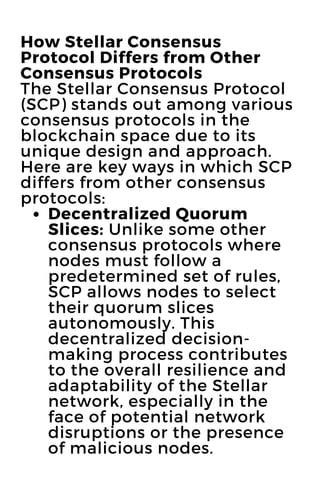 Stellar Consensus Protocol Scp The Heart Of Stellar Blockchainpdf