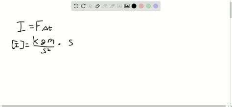 Solved Verify That The Si Unit Of Impulse Is The Same As The Si Unit Of