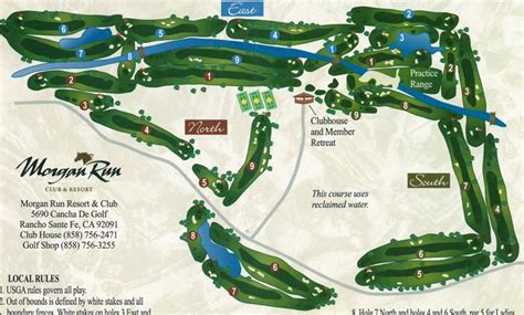 La Valle Coastal Club Northsouth Layout Map Course Database