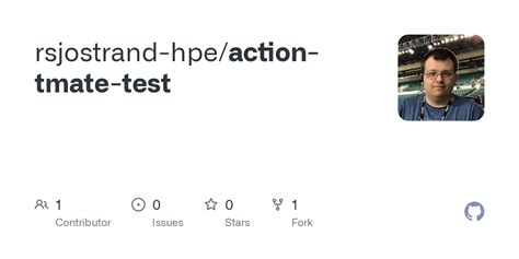 Github Rsjostrand Hpeaction Tmate Test
