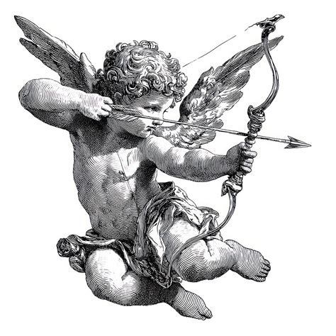 Cupid Bow Arrow Classic Vintage Free Photo Illustration Rawpixel