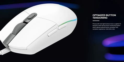 Logitech G102 Light Sync Gaming Wired Mouse Gaming Grade Sensor 8k Dpi Light Weight Mouse