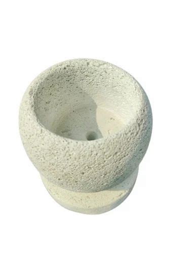 Plain Stone Long Vase For Decoration Shape Jar Shape At Best Price