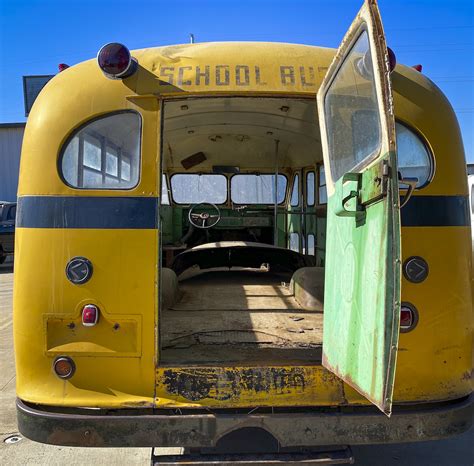 Old School Bus 1950