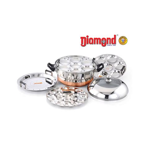 Steamer Cum Idly Pot Lpg Induction Base 7sizes Interior Coating Coated At Best Price In