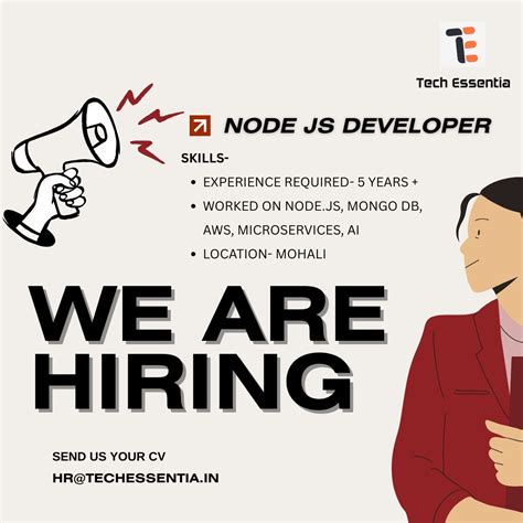 Hiring Nodejs Developerjobs Mohali Techjobs Sheena Sanghwal