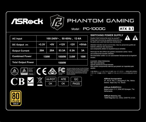 Asrock Pg 1000g