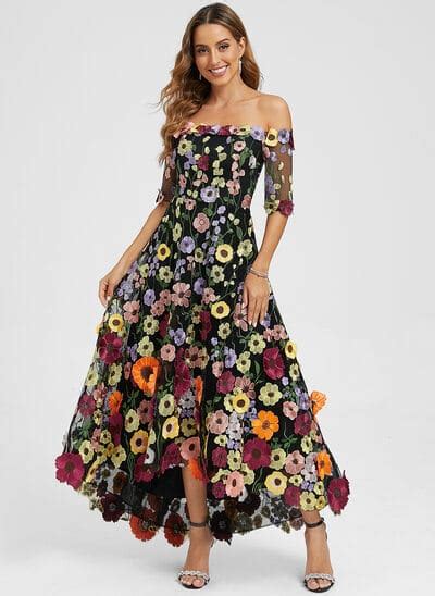 3d Floral Cocktail Dresses Jjs House
