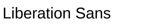 Liberation Sans Liberation Sans Font Free Thom