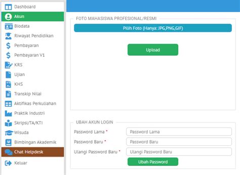 Udb Update Fitur Ubah Password Pada Akun Sso