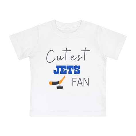 Cutest Jets Fan Infant Cotton Jersey Tee Etsy