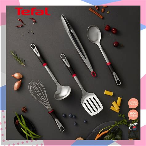 Tefal Ingenio Stainless Steel Kitchen Tool 5 Types Premium Korean