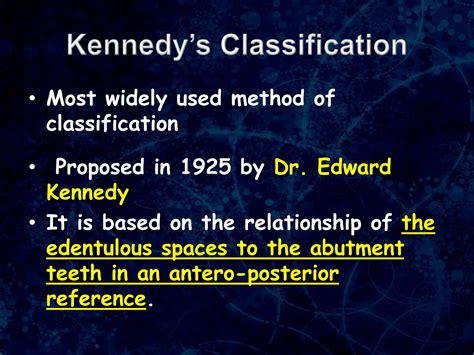 Classification Of Partially Edentulous Arches Pptx