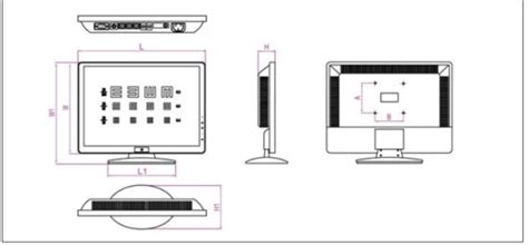High Quality Visual Test System Lcd Chart Monitor Lcp 200 Buy Chart Monitor Visual Monitor