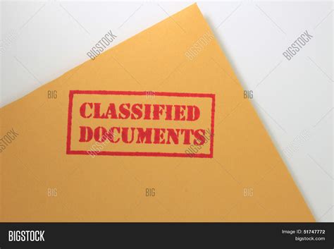 Classified Documents Image And Photo Free Trial Bigstock