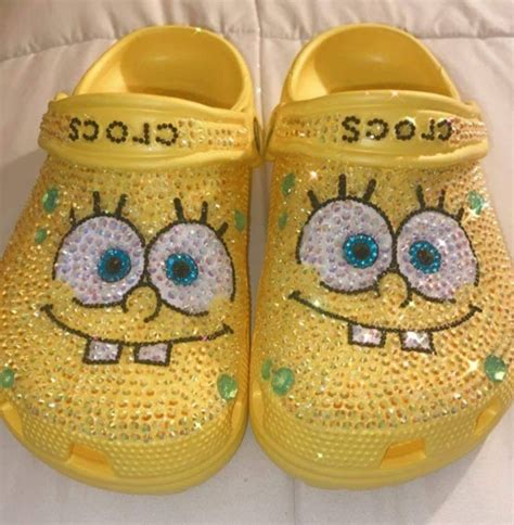 Spongebob Crocs Minion Crocs Custom Crocs Bling Crocs Create Your