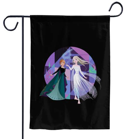Disney Frozens 2 Queen Anna And Snow Queen Elsa Garden Flags Id