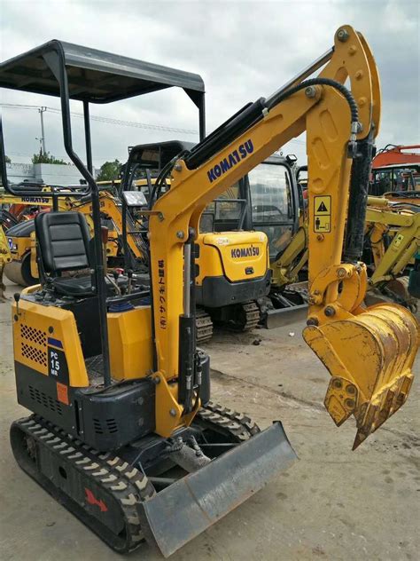 Secondhand Komatsu Pc15 Mini Excavator In Good Condition Original