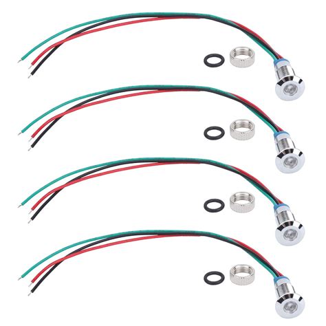 Led Light 4 Pcs Led Indicator Lights 12 24v 8mm Nepal Ubuy